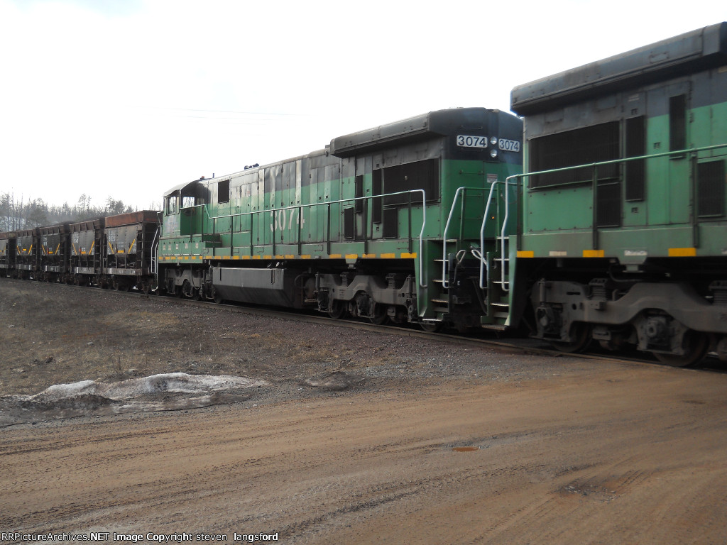 LS&I Engine # 3074 On The Hill Job